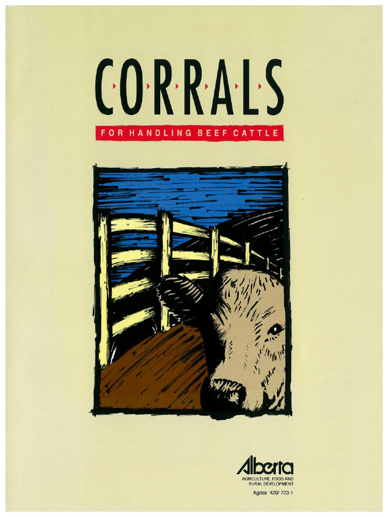 Corrals For Handling Beef Cattle | PDF | Cattle | Livestock