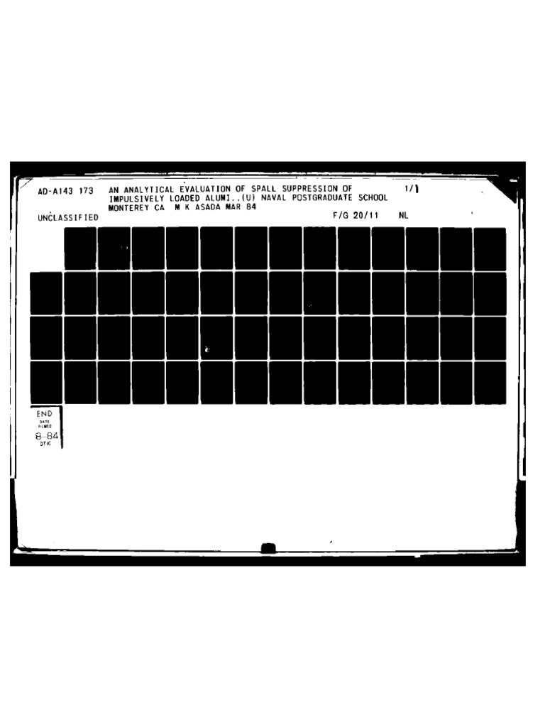 Spall Suppression in Aluminum Panels | PDF | Waves | Mechanical Engineering