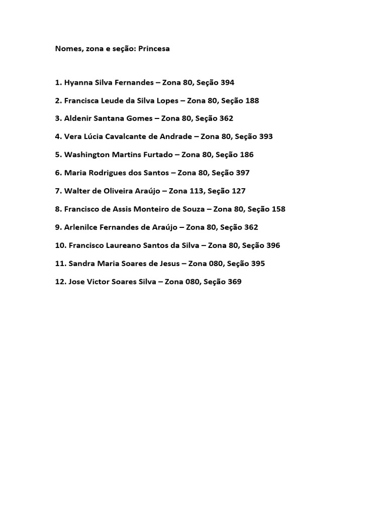 Nomes | PDF