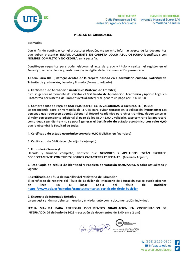 Proceso de Graduación COHORTE MAYO 2022 - ABRIL 2023 - Documentación ...