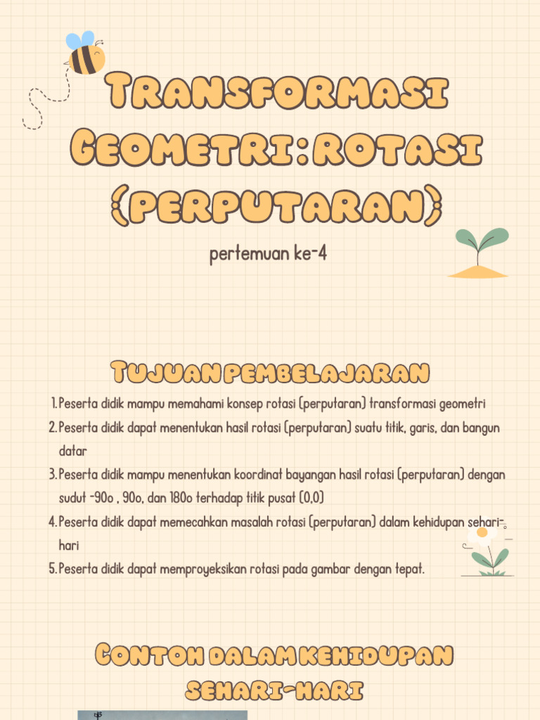 Contoh Rotasi dalam Geometri | PDF