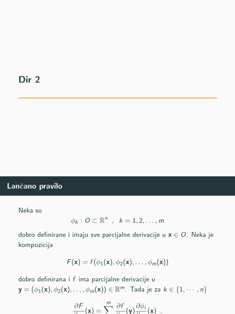 DIR2 5 Primjena Derivacija | PDF