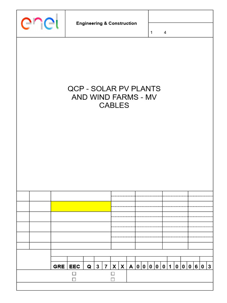 GRE - EEC.Q.37.XX.A.00000.10.006.03 QCP MV Cable | PDF | Insulator ...