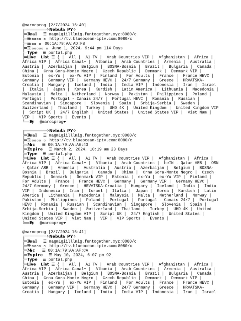 x30 Mac Portal TV - Blueocean Neoniptv | PDF | Scandinavia | Republic