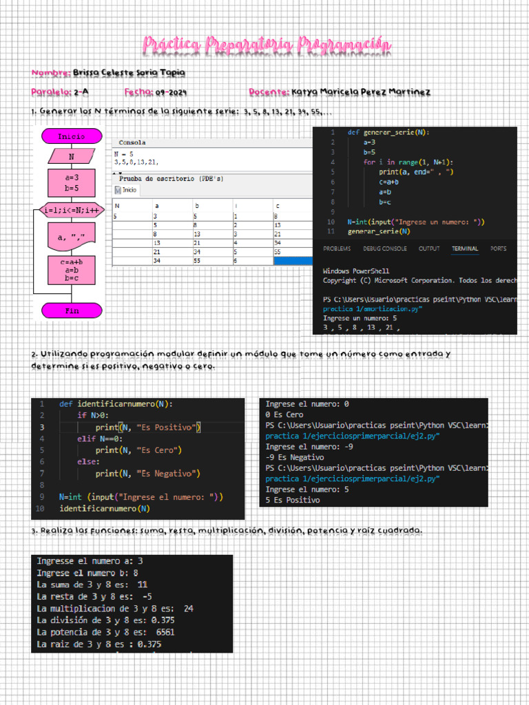 Practica Progra 1 Erparcial | PDF | Números | Entero