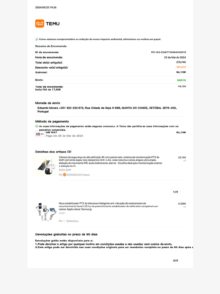 Temu Web Document | PDF