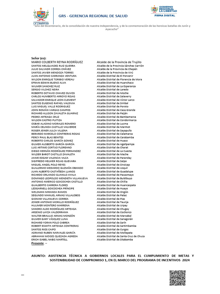 Oficio Multiple-000429-2024-Ggr-Grs | PDF