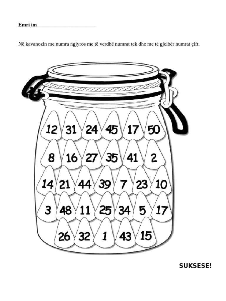 Numrat Cift Dhe Tek | PDF