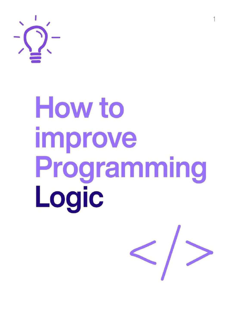 Programming Logic | PDF