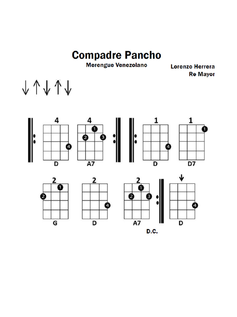 Compadre Pancho - CUATRO TAB | PDF