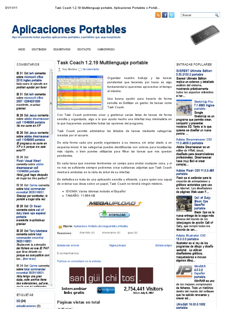 Task Coach 1.2 | Descargar gratis PDF | Ilustrador Adobe | Adobe Systems