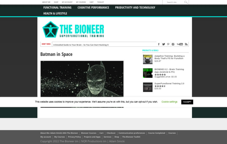 Batman in Space - The Bioneer Jhfgrty | PDF | Neuroscience