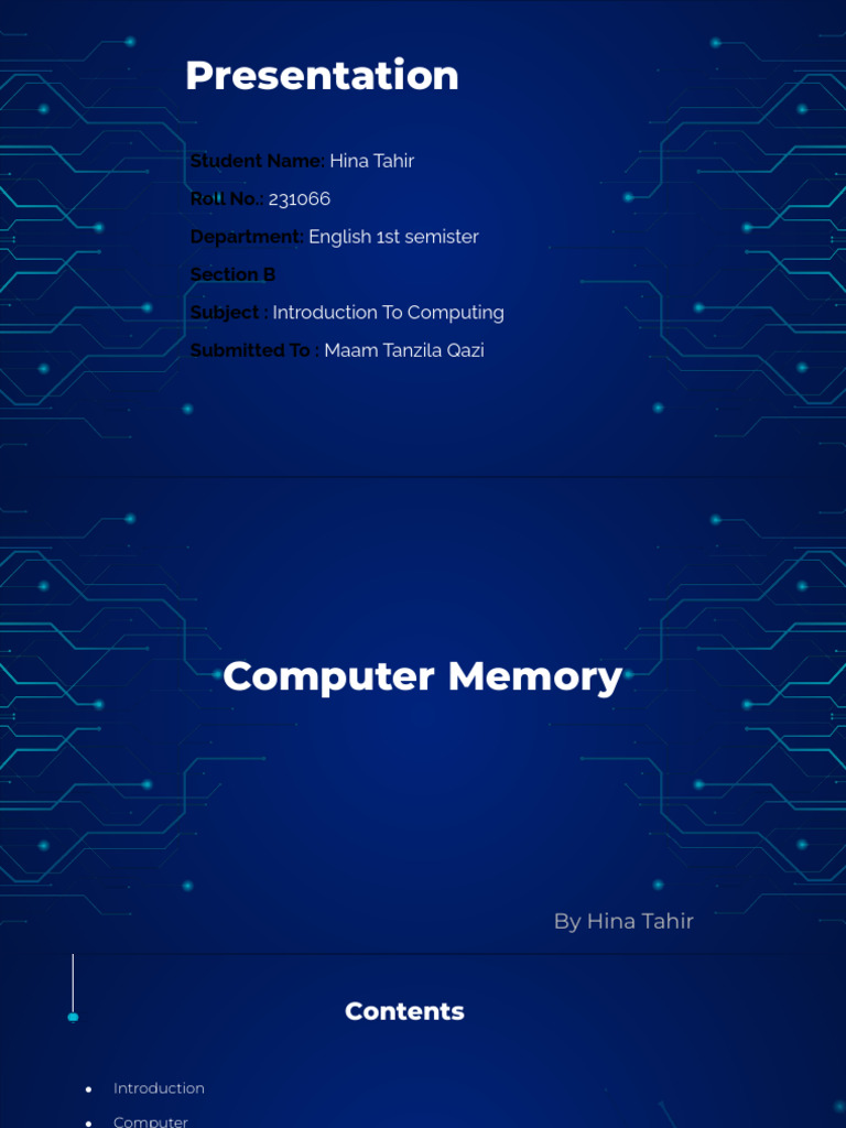 Understanding Computer Memory Types | PDF | Computer Data Storage | Solid State Drive