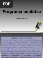 Programa Analitico Sieb | PDF