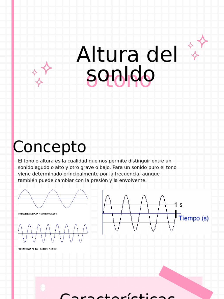 Altura Del Sonido o Tono | PDF