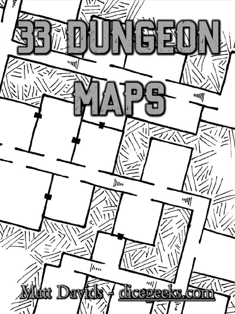 33 Dungeon Maps | PDF