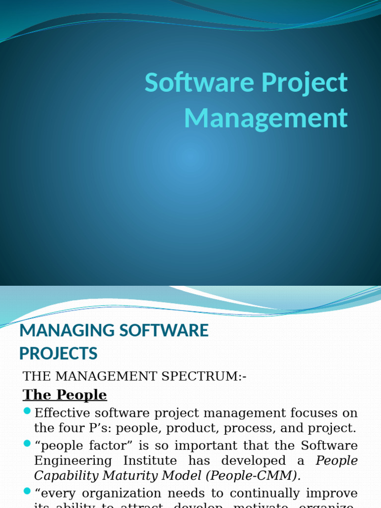 SPM Unit 1 | PDF | Agile Software Development | Project Management