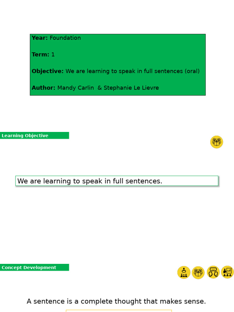 Concept of A Sentence | PDF | Language Arts & Discipline
