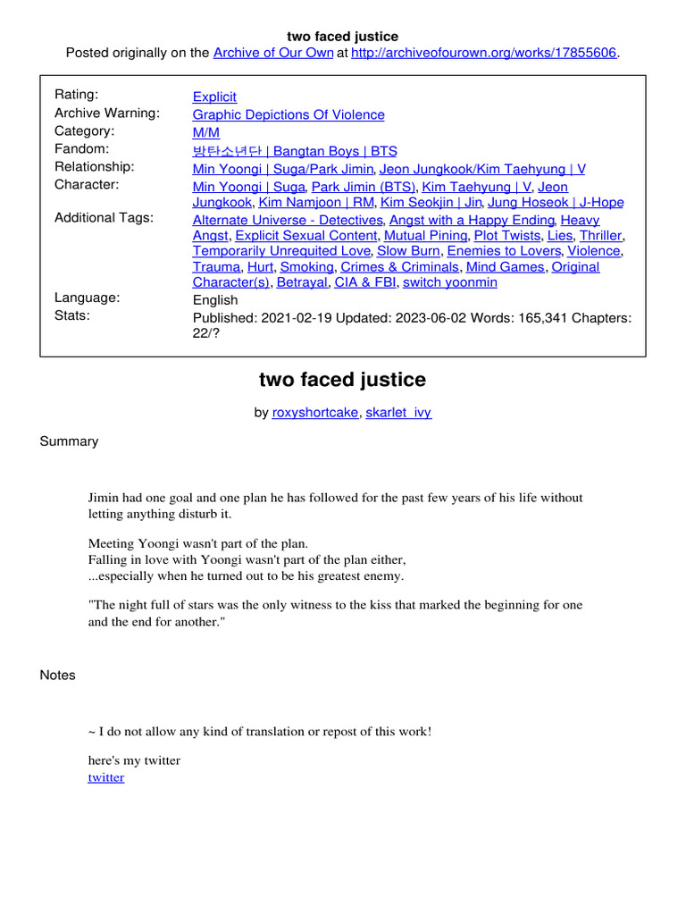 Two Faced Justice | PDF