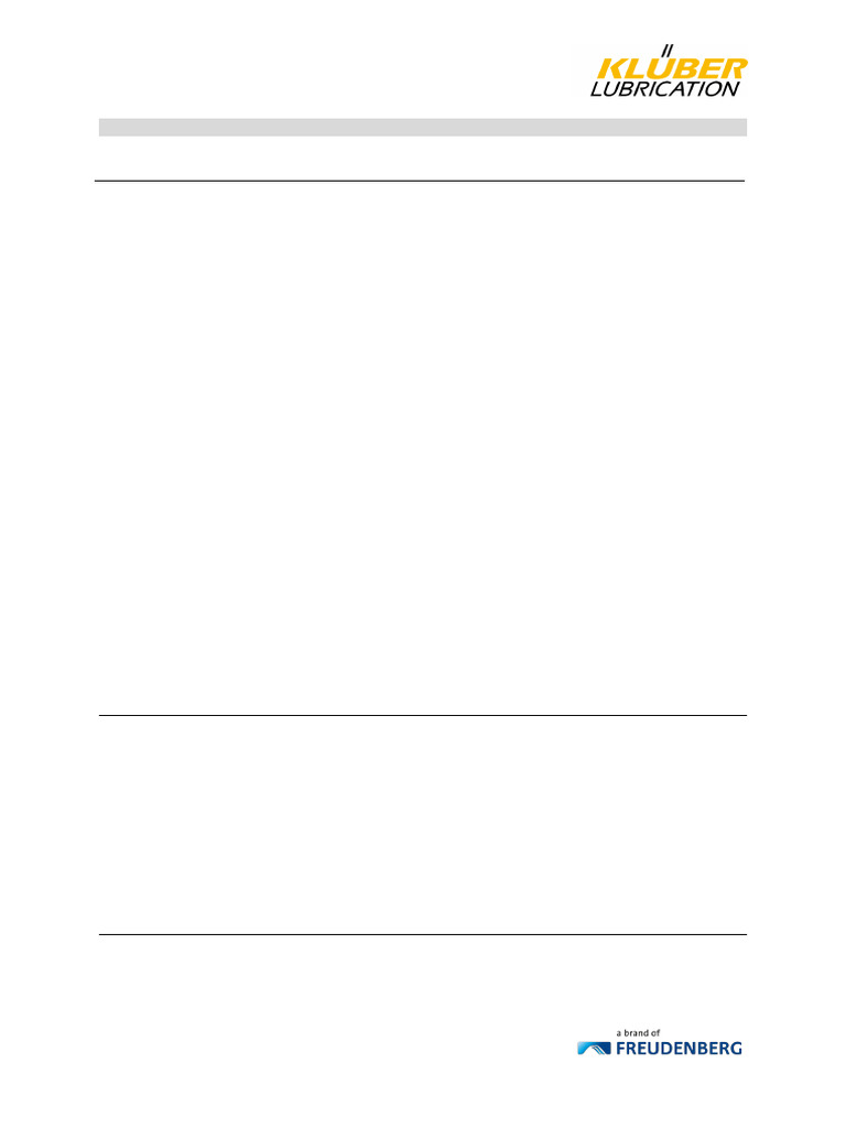 Haas Liquid Grease Kluber Safety Data Sheet | PDF | Occupational Safety ...