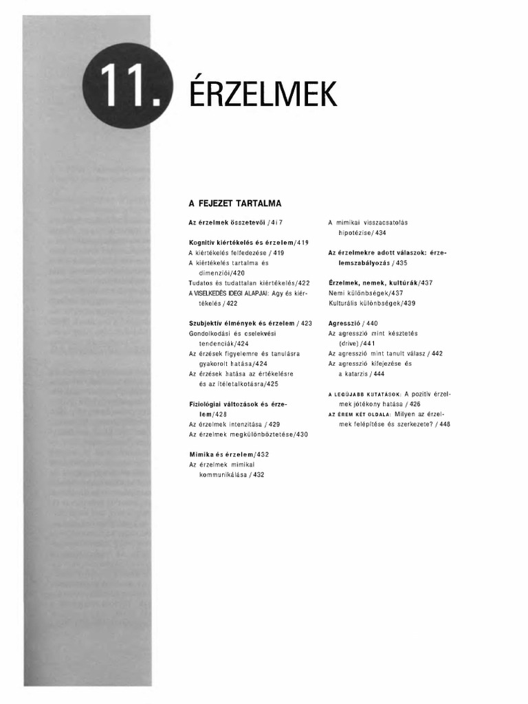 Atkinson Pszichológia 11. Fejezet | PDF