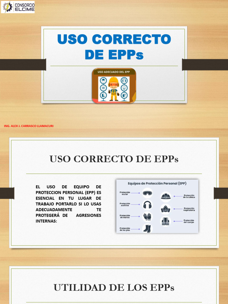14.2 USO CORRECTO DE EPPs | PDF | Salud y bienestar