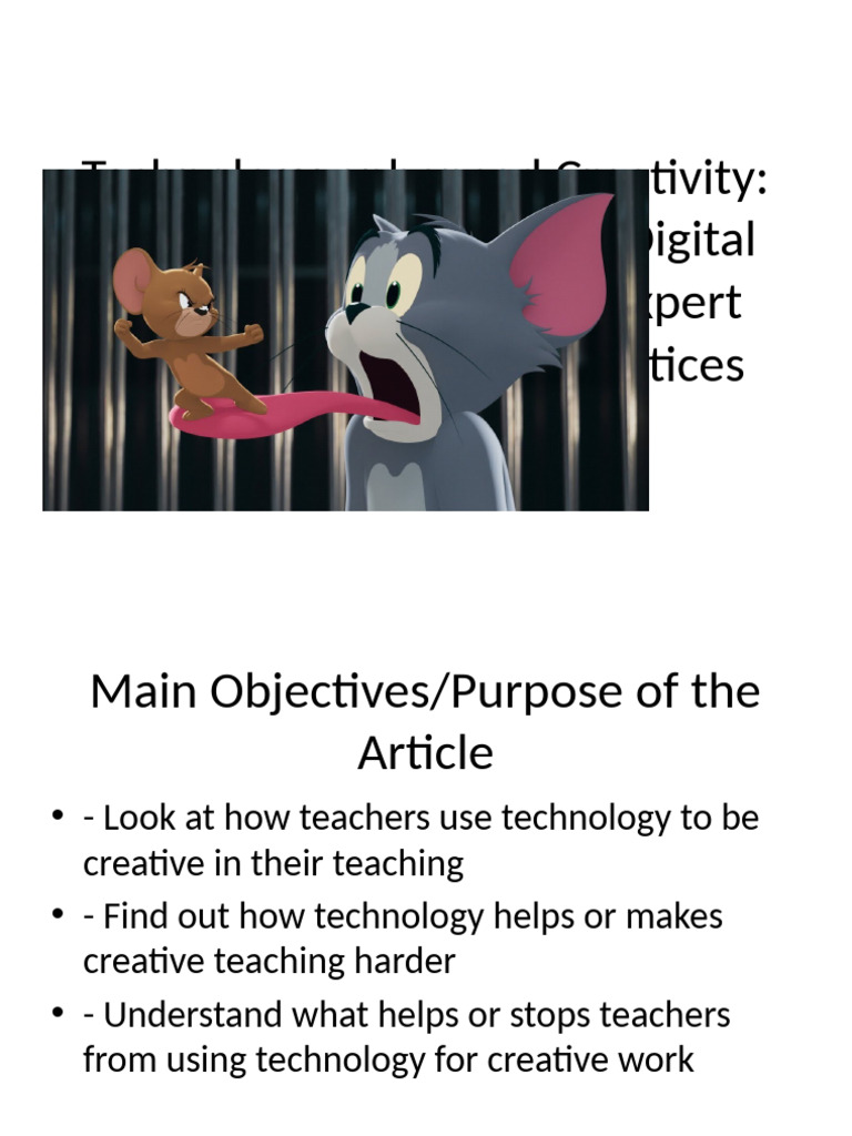 Enhancing Creativity with Technology in Teaching | PDF | Career ...