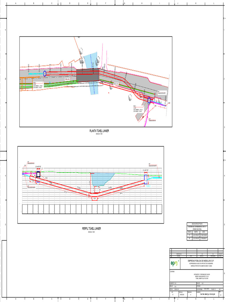 Plano Tunel Linner Calle 128 Sur 2 | PDF
