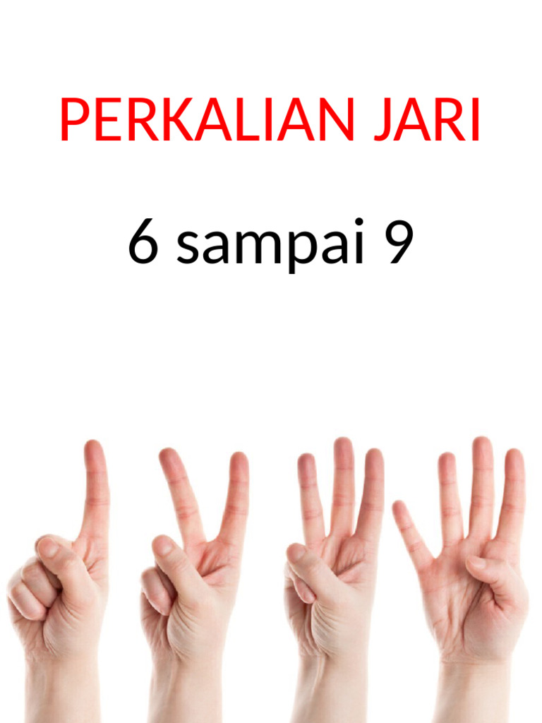 Perkalian Jari | PDF