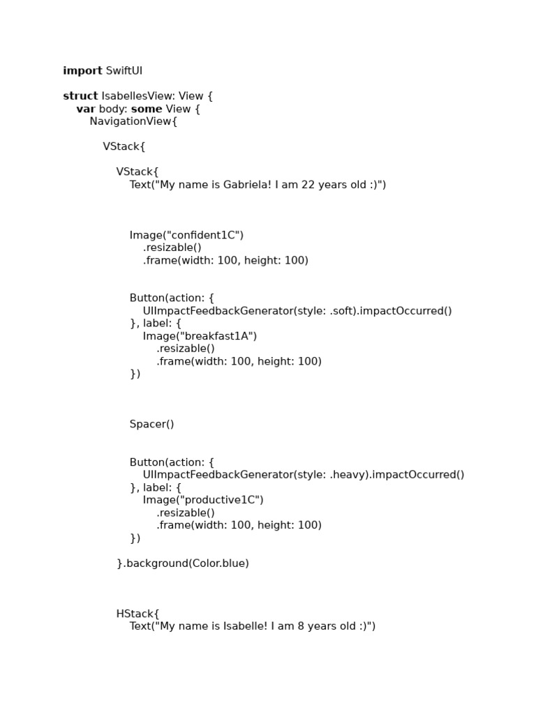 SwiftUI View with Curved Navigation Bar | PDF
