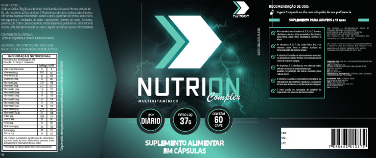 Nutreon Multivitamínico 04 | PDF | Vitamina | Biomoléculas
