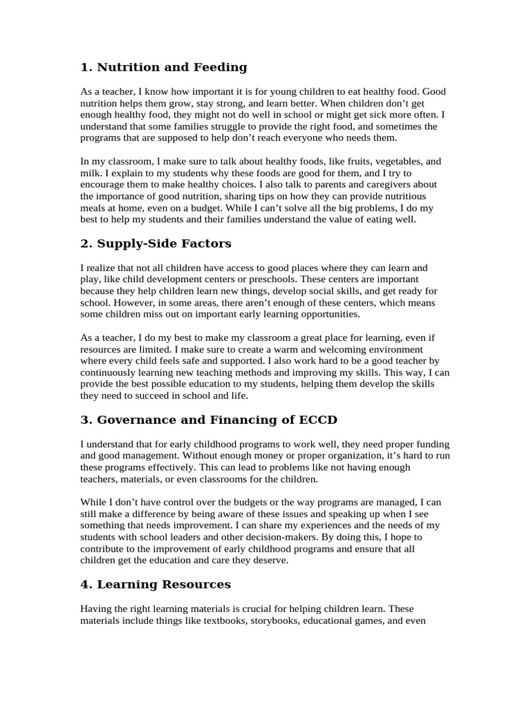 Reflection video script | PDF | Preschool | Educational Assessment