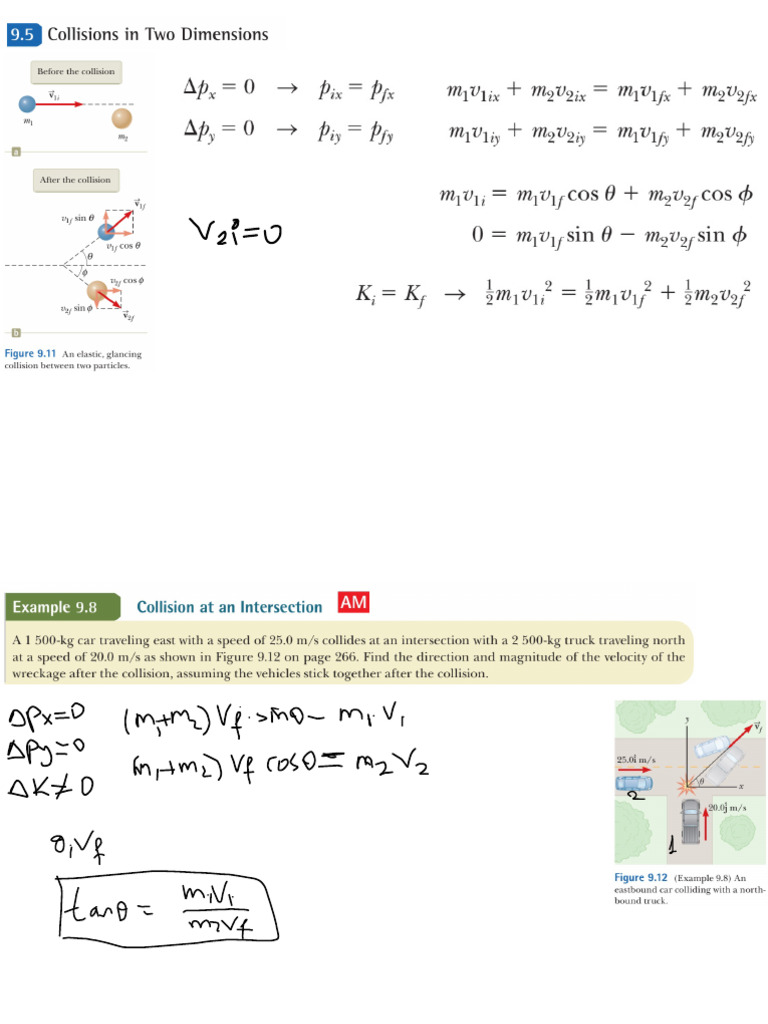 Chapter 9 Linear Momentum and Collisions #2 | PDF