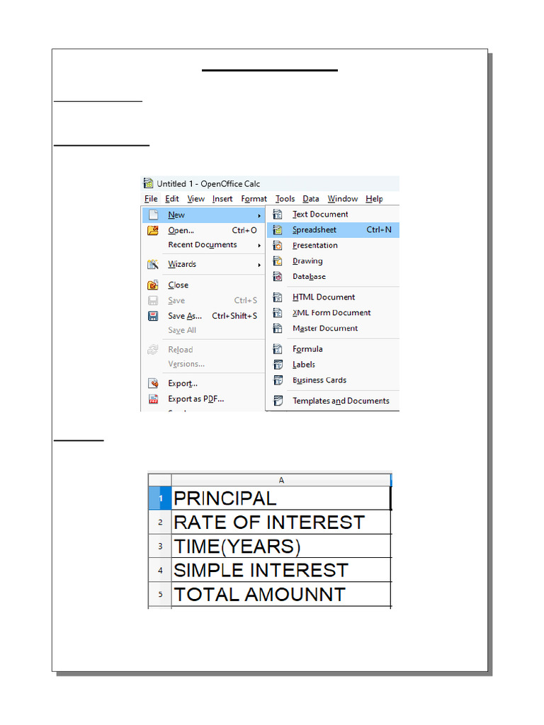 Goal Seek in LibreOffice Calc Tutorial | PDF