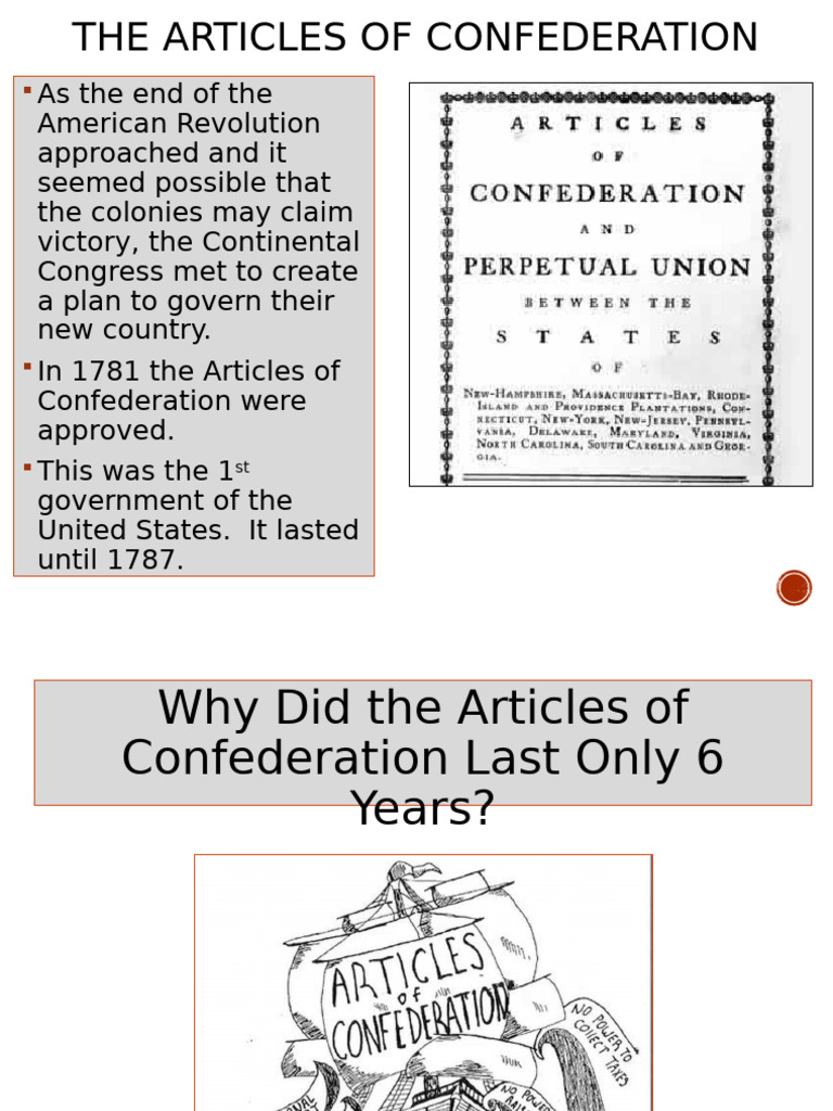 The-Articles-of-Confederation-Powerpoint 2023 | PDF | Federal ...