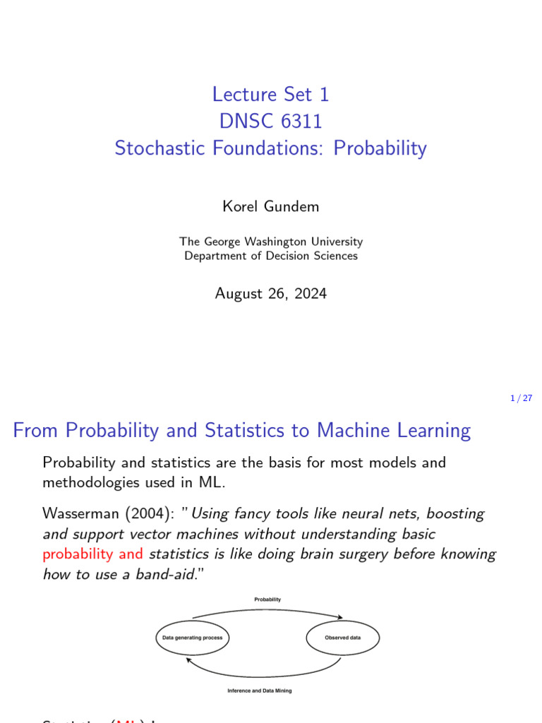 lecuture_set_1 | PDF | Machine Learning | Experiment