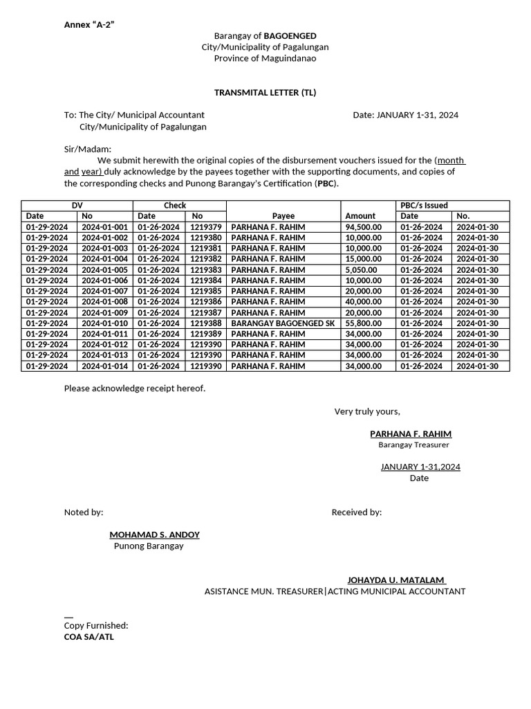 TL 2024 | PDF | Business Documents | Accounting