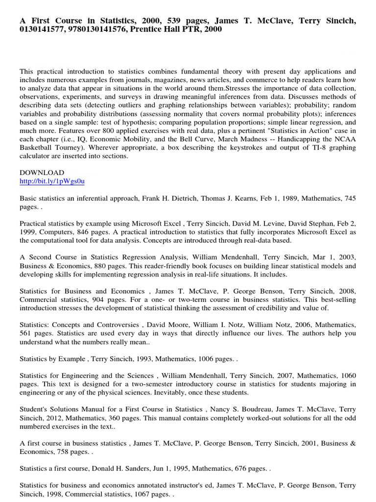 Practical_Statistics_by_Example_Using_Mi | PDF | Statistics ...