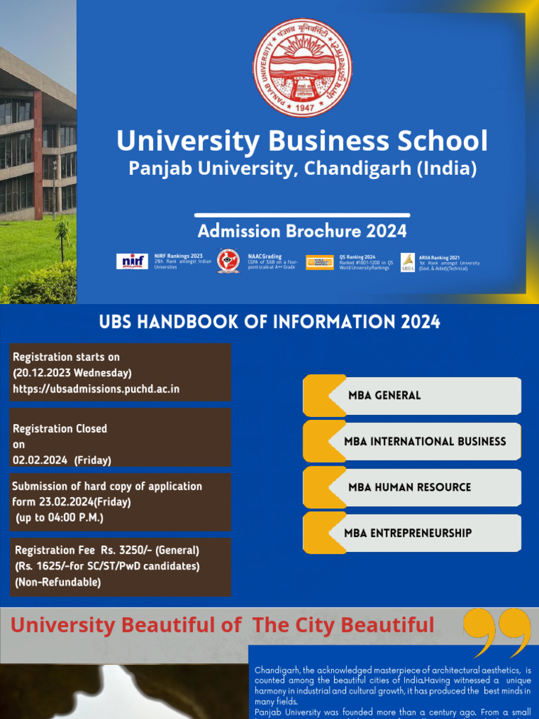 Ubs Handbook24 | PDF | Master Of Business Administration | University ...