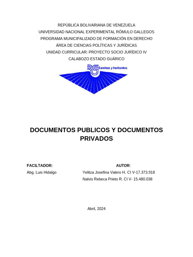 Documentos Publicos y Privados | PDF | Gobierno