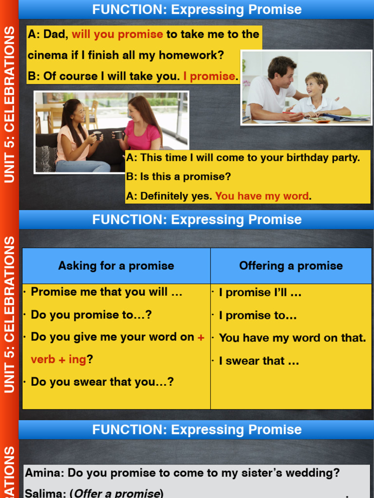 U5 Expressing Promise | PDF