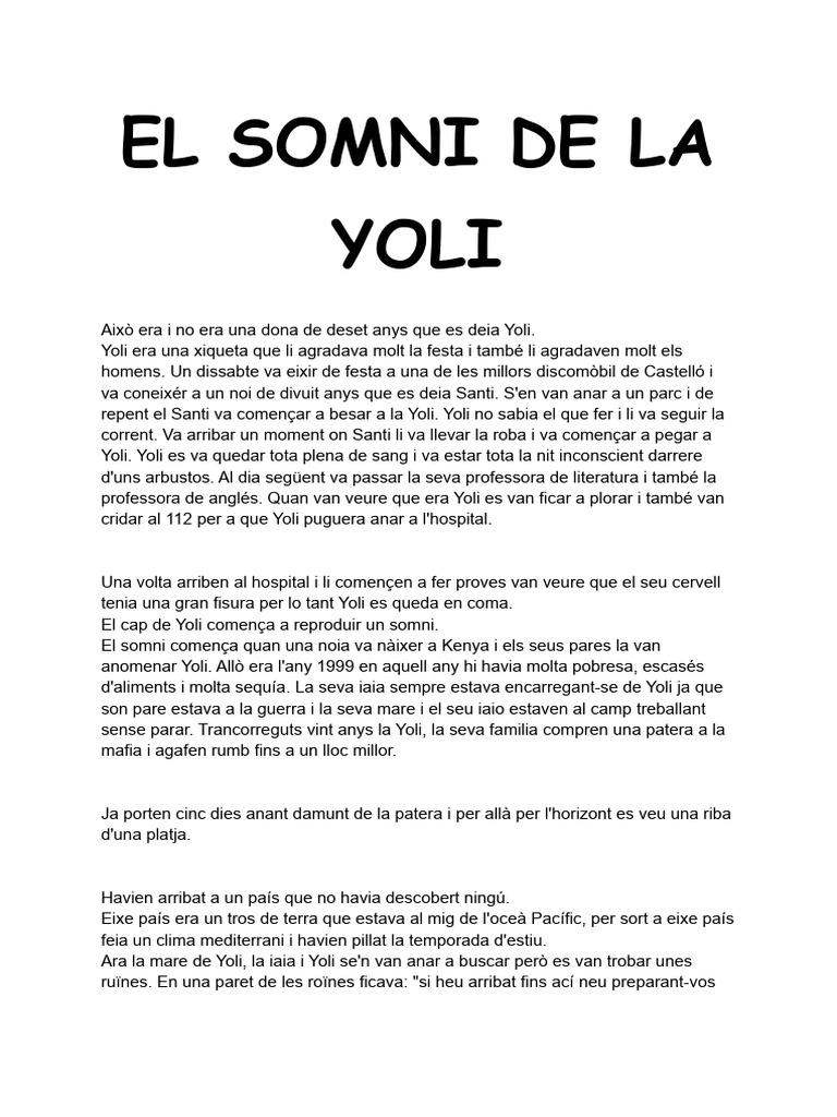 Cuento Para Niños Pdf