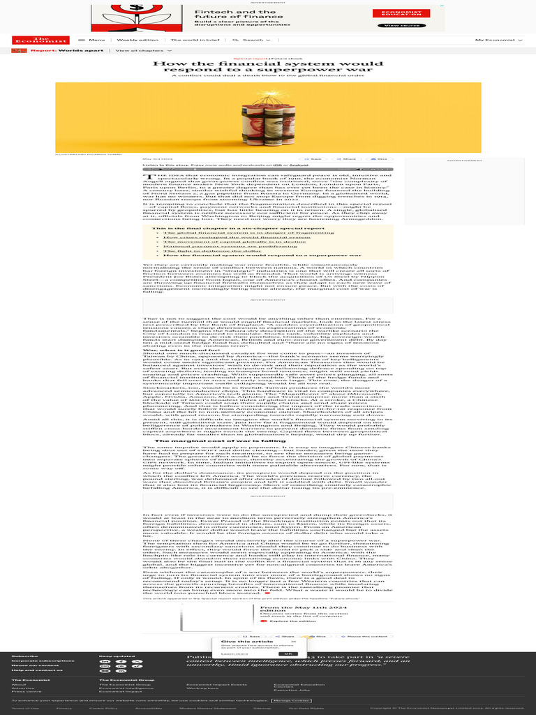 How The Financial System Would Respond To A Superpower War | PDF ...