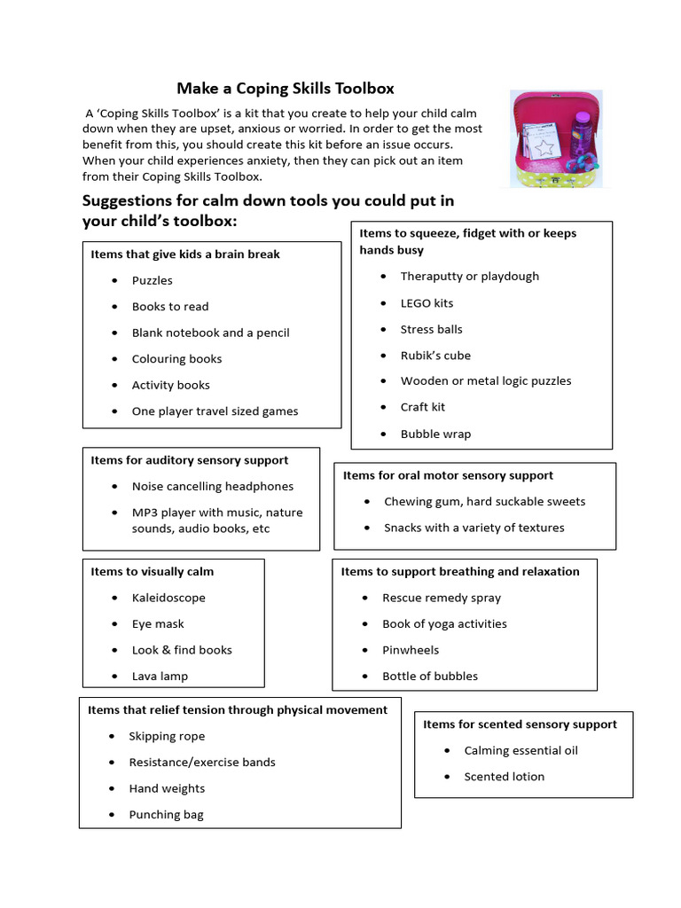 Coping Skills Toolbox | PDF