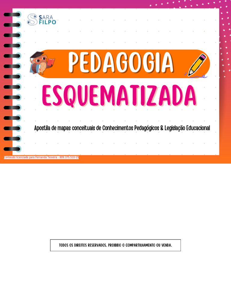 Pedagogia | PDF | Aprendizado | Pedagogia