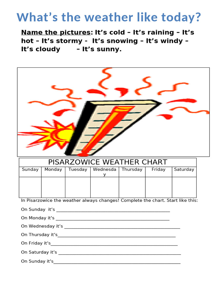 Whats The Weather Like Today - 12632 | PDF