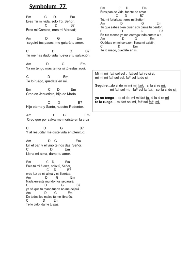 Symbolum 77 | PDF