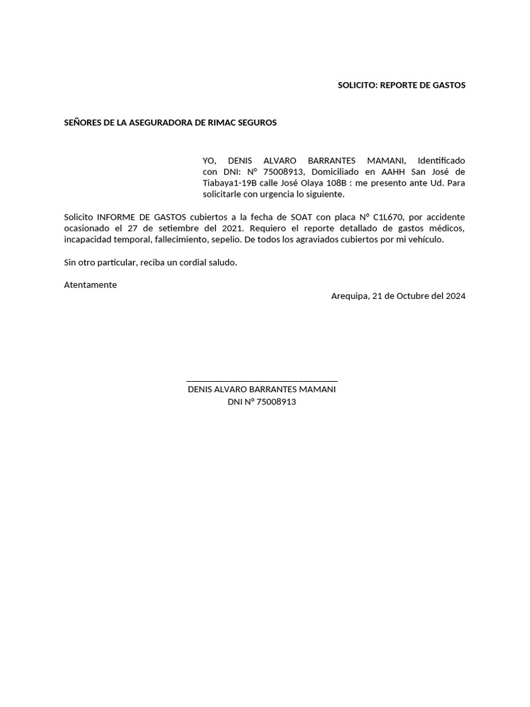 SOLICITO | PDF