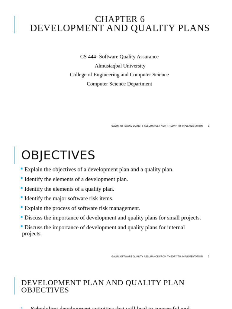 Chapter 6 | PDF | Software Quality | Software