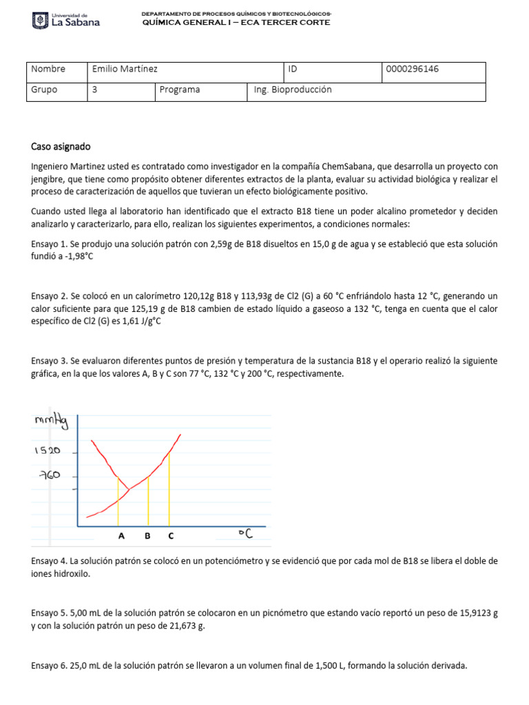 FORMATO ECA 3 Emilio Martínez | PDF | Fenómenos científicos | Ciencias fisicas